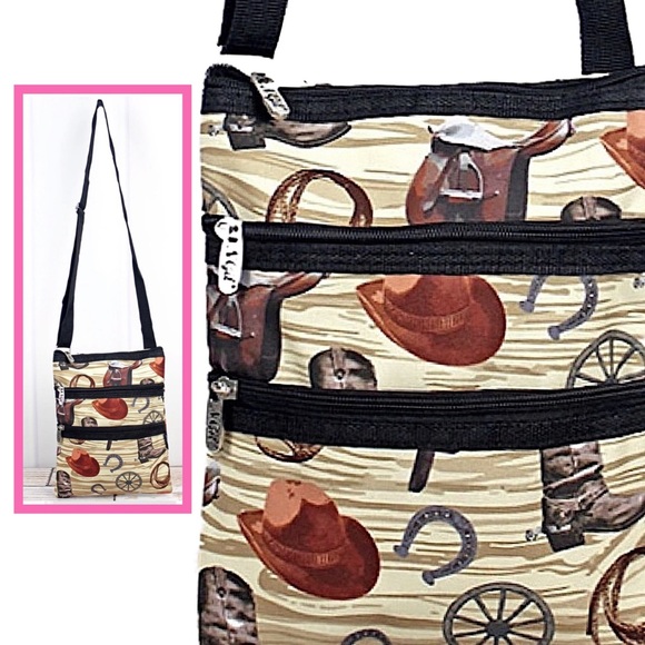 CG-NGIL-XBODY | Bags | New Retro Western Style Canvas Crossbody Bag ...